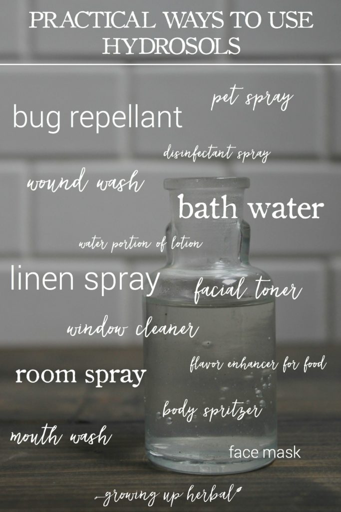15 Practical Ways To Use Hydrosols - Growing Up Herbal