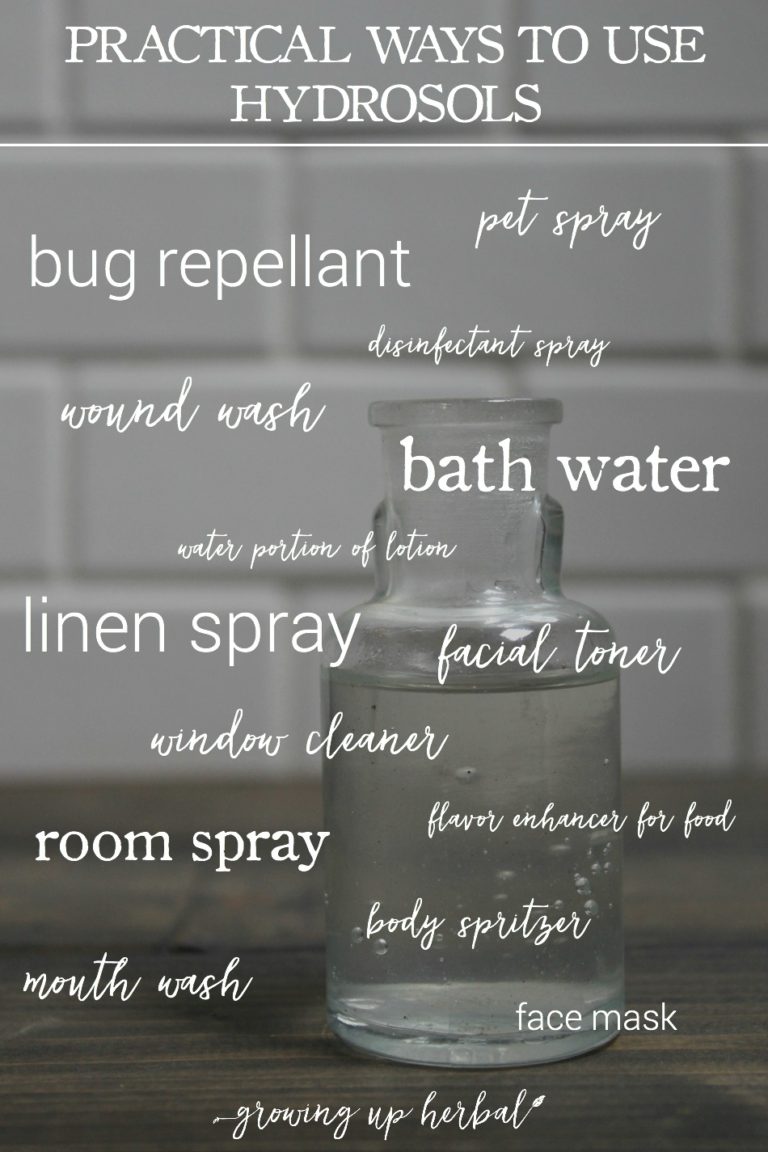 15 Practical Ways To Use Hydrosols - Growing Up Herbal