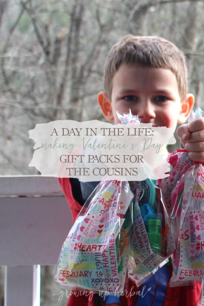 A Day In The Life: Making Valentine's Day Gift Packs For The Cousins ...