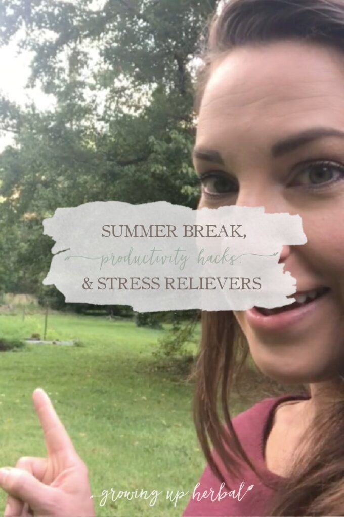 Summer Homeschool Break, Productivity Hacks, & Stress Relievers