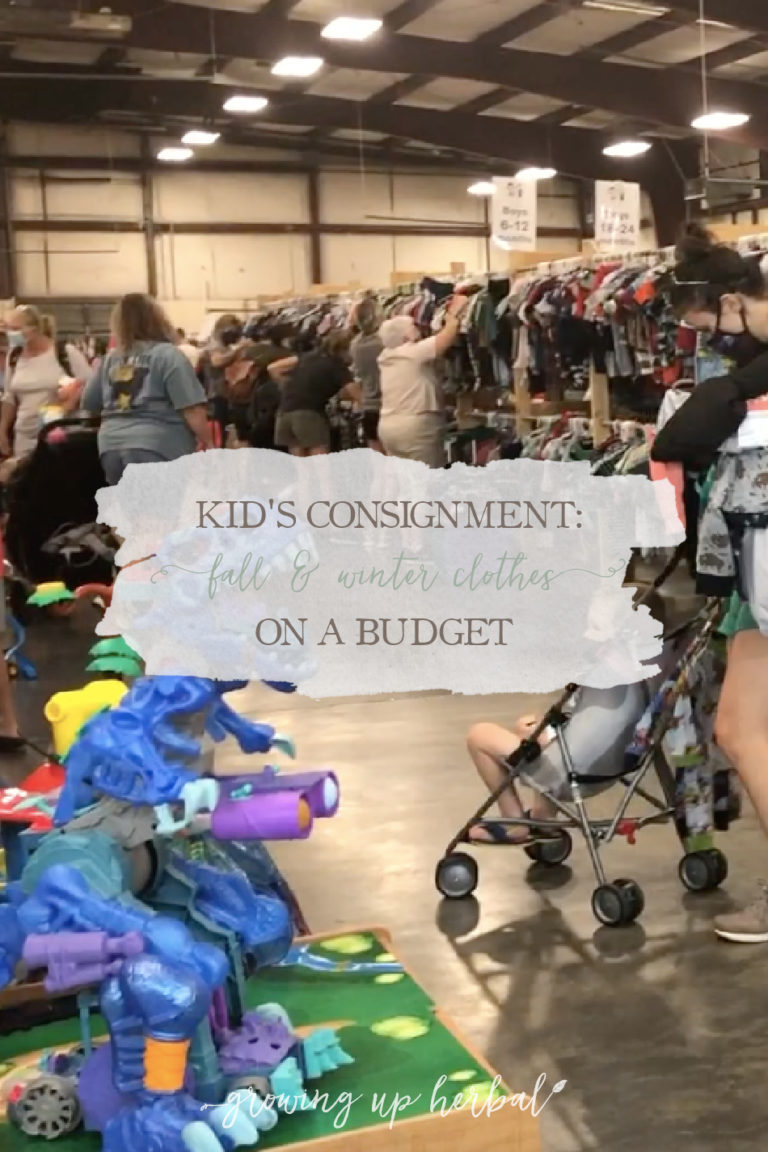 Kid's Consignment: Fall & Winter Clothes on a Budget - Growing Up Herbal