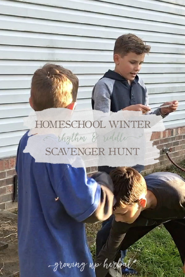 Weekly Vlog: Homeschool Winter Rhythm & Riddle Scavenger Hunt